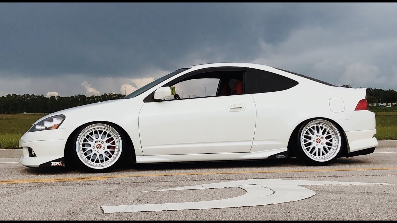 RSX GETS SLAMMED ON SILVERS COILOVERS - YouTube