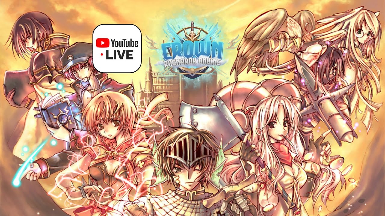 [LIVE] Crown Ragnarok Online - Day 1 as Official Streamer - YouTube