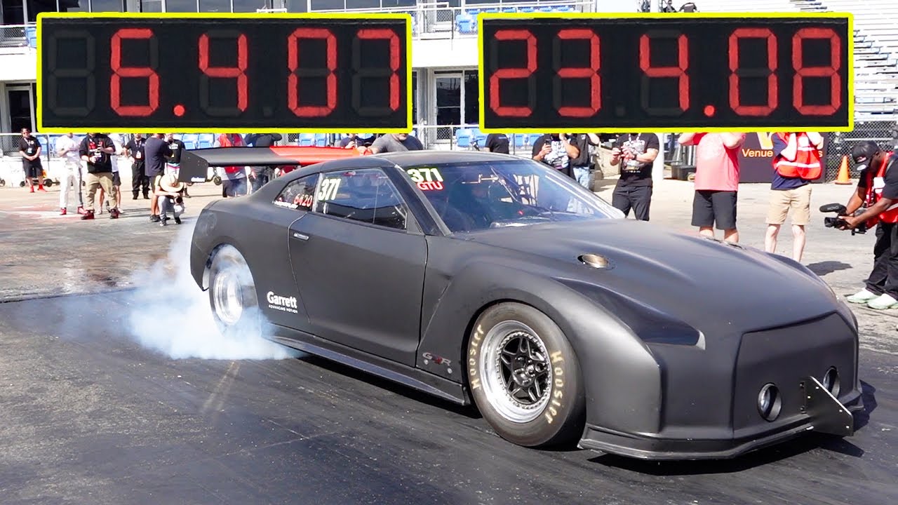 WORLD RECORD - QUICKEST NISSAN R35 GTR - 6.40 AT 234mph - YouTube