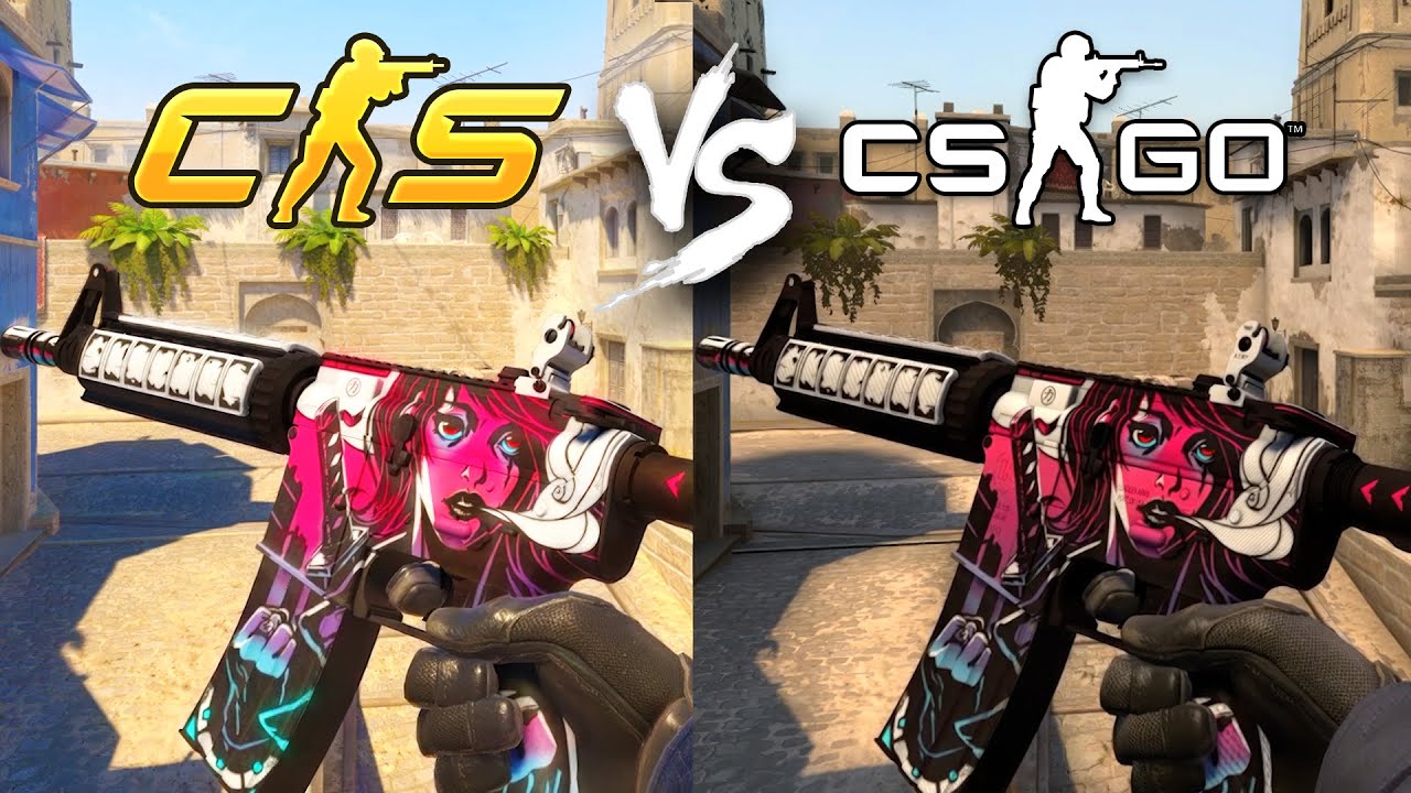 ALL M4A4 SKINS - CS2 VS CSGO - YouTube
