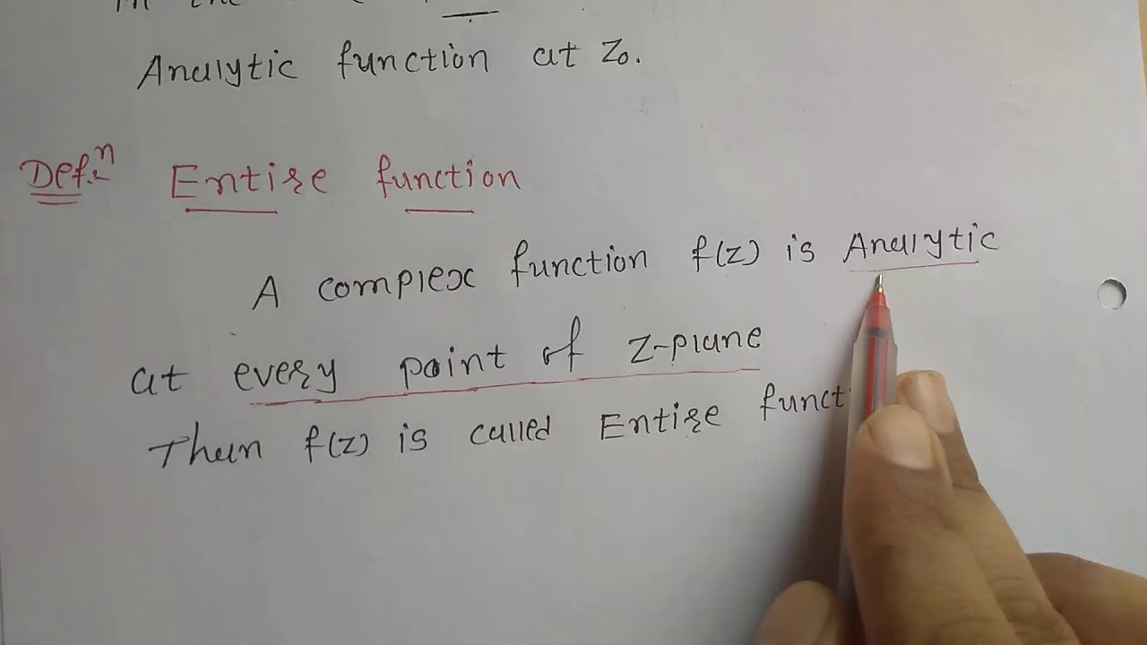 Entire function by akb - YouTube