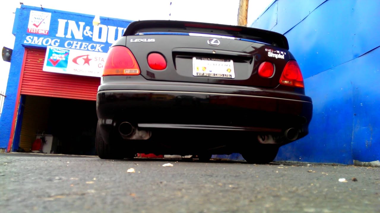 Gs400 x pipe MagnaFlows - YouTube