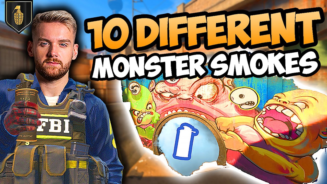 10 Ways to Smoke Monster on CS2 Overpass - YouTube