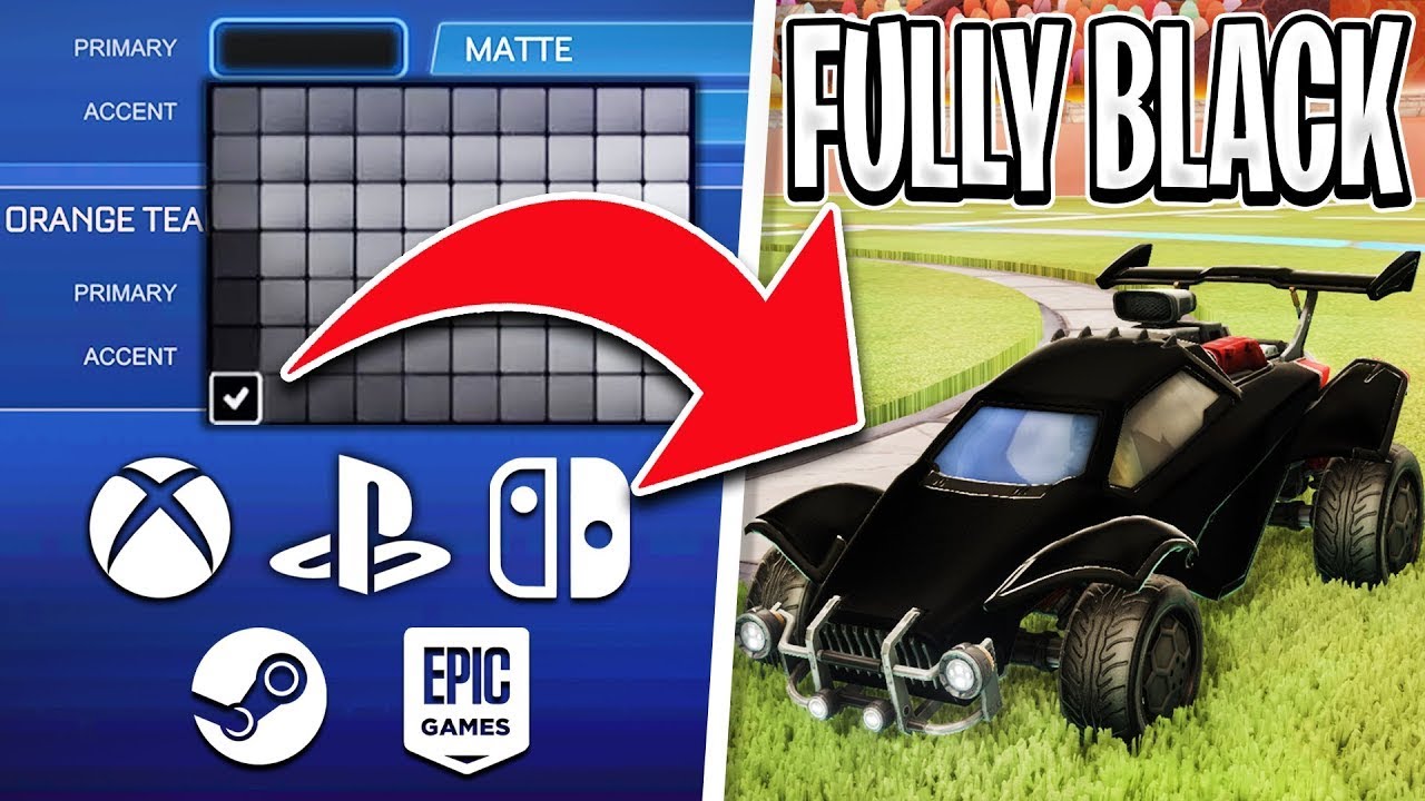 *UPDATED 2023* EVERY WAY TO GET A FULLY BLACK CAR ON ROCKET LEAGUE ...