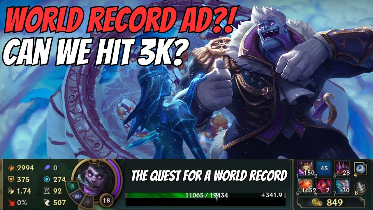 I SHATTERED The AD World Record!! Who Is Beating This!?!?!! Quest For A ...
