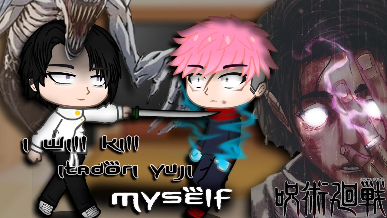 React to yuta okkotsu ||+ vs itadori yuji|Jujutsu Kaisen|gacha club ...