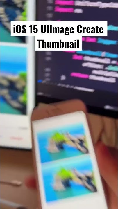 iOS 15 UIImage Create Thumbnail Image - YouTube