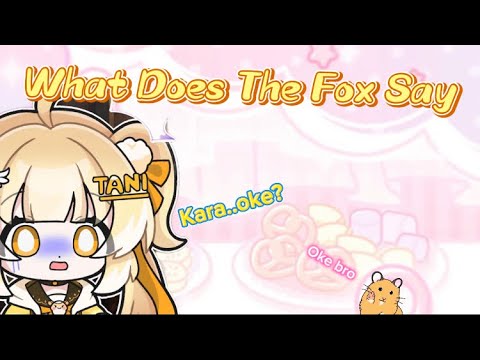 🎵🐹9| What Does The Fox Say Cover by Tani Kami / | [ Karaoke stream 13 ...