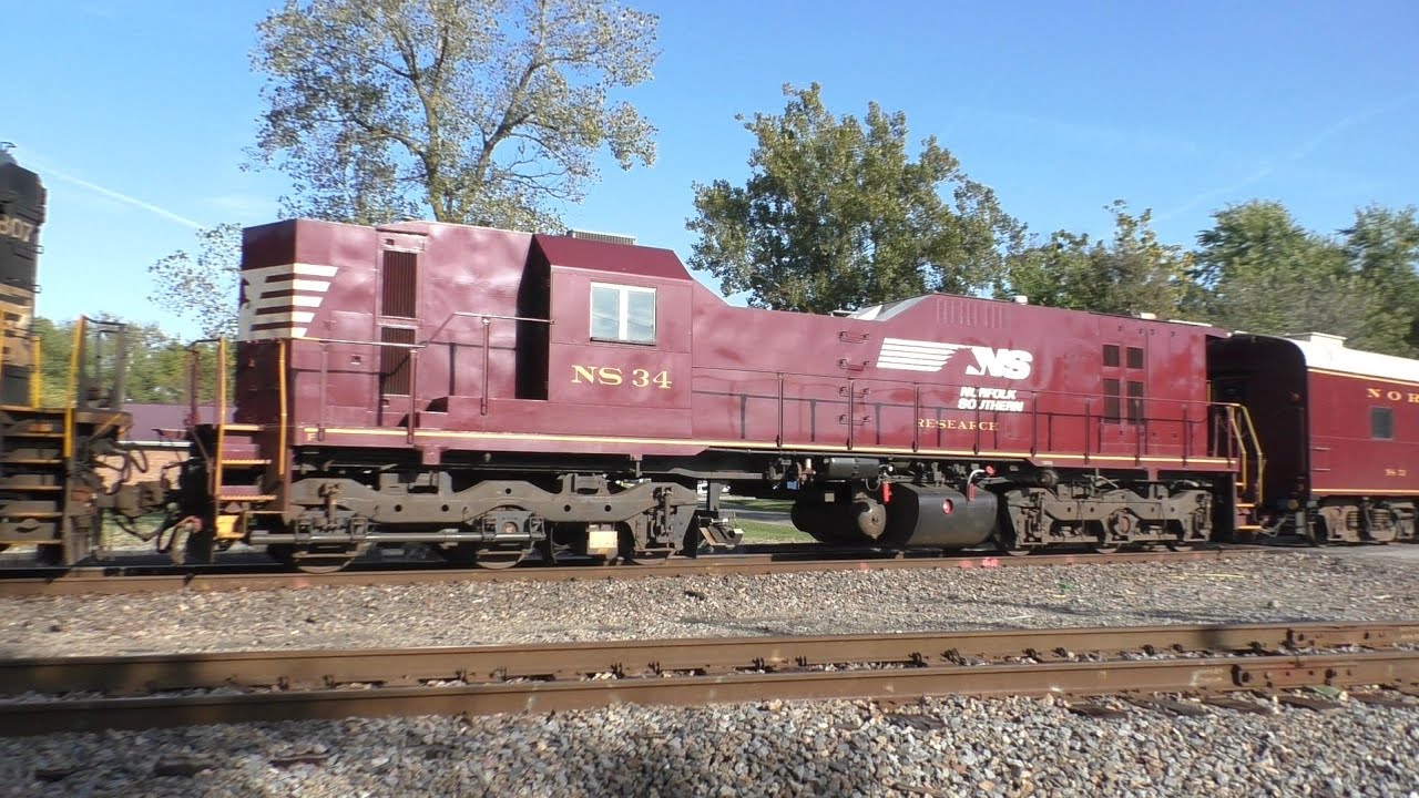 10/12/2021 - NS 34 Track Test Unit on NS 90G - YouTube