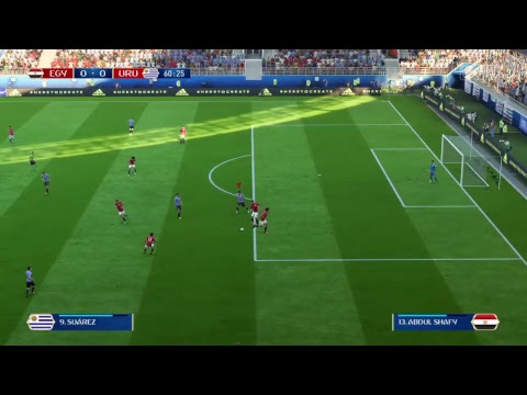 FIFA 18, World Cup, Egypt vs Uruguay,  PS4
