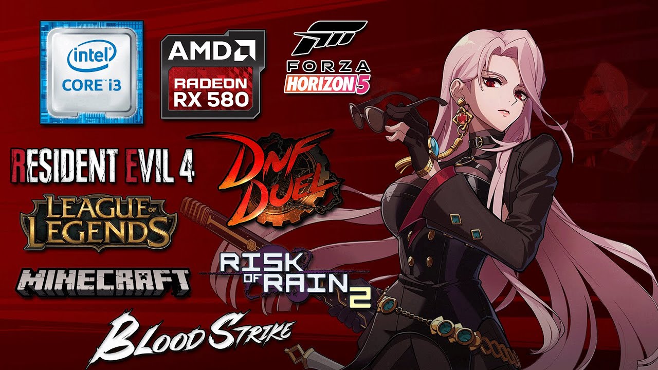 7 GAMES no i3-3240 e RX 580 2048SP - YouTube