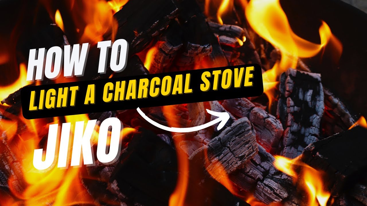 How To Light A Charcoal Stove(Jiko) | Cooking On A Charcoal Stove(Jiko ...