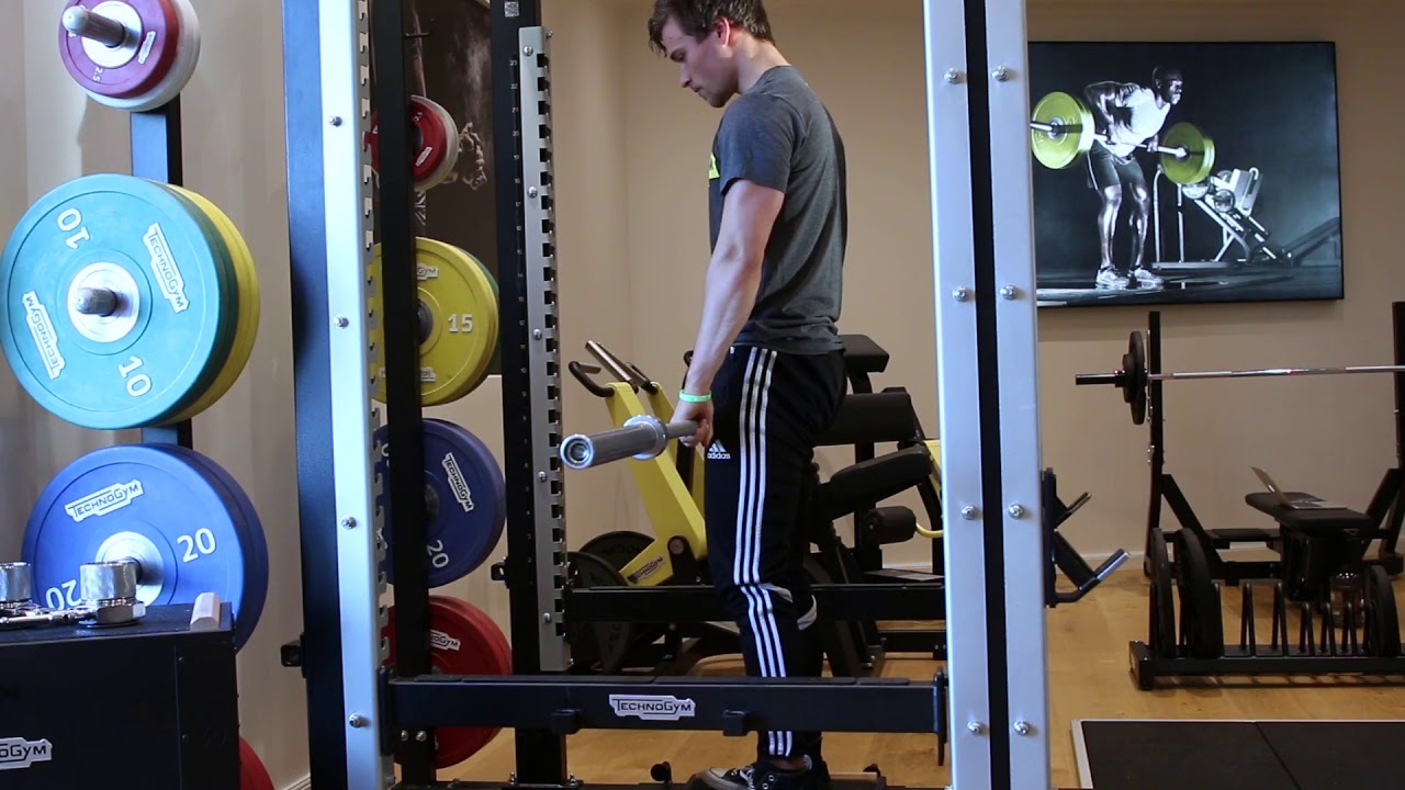 Rack Pull Below Knee - YouTube