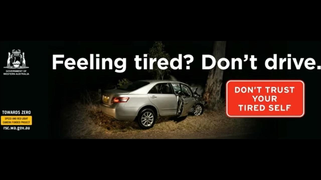 Don't drive tired - YouTube