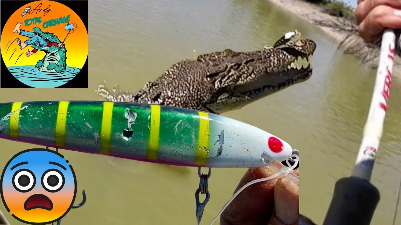 Full CROC Fight & Lucky RAPTOR Lure Give Away.. - YouTube