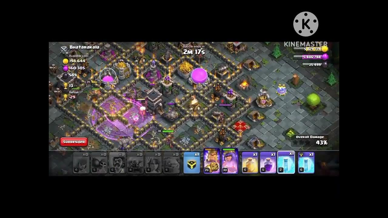 COC | TH 9 | th-9 Attack strategy | New attack strategy - YouTube