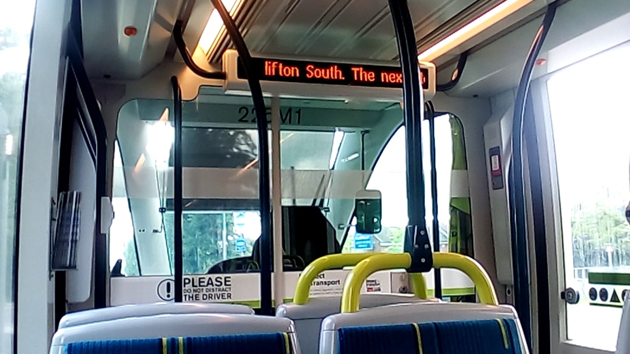 NET Tram 225 Nottingham Station to Compton Acres - YouTube