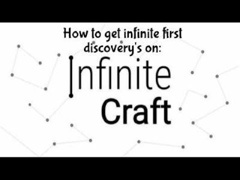 How to get infinite first discovery's on infinite craft - YouTube