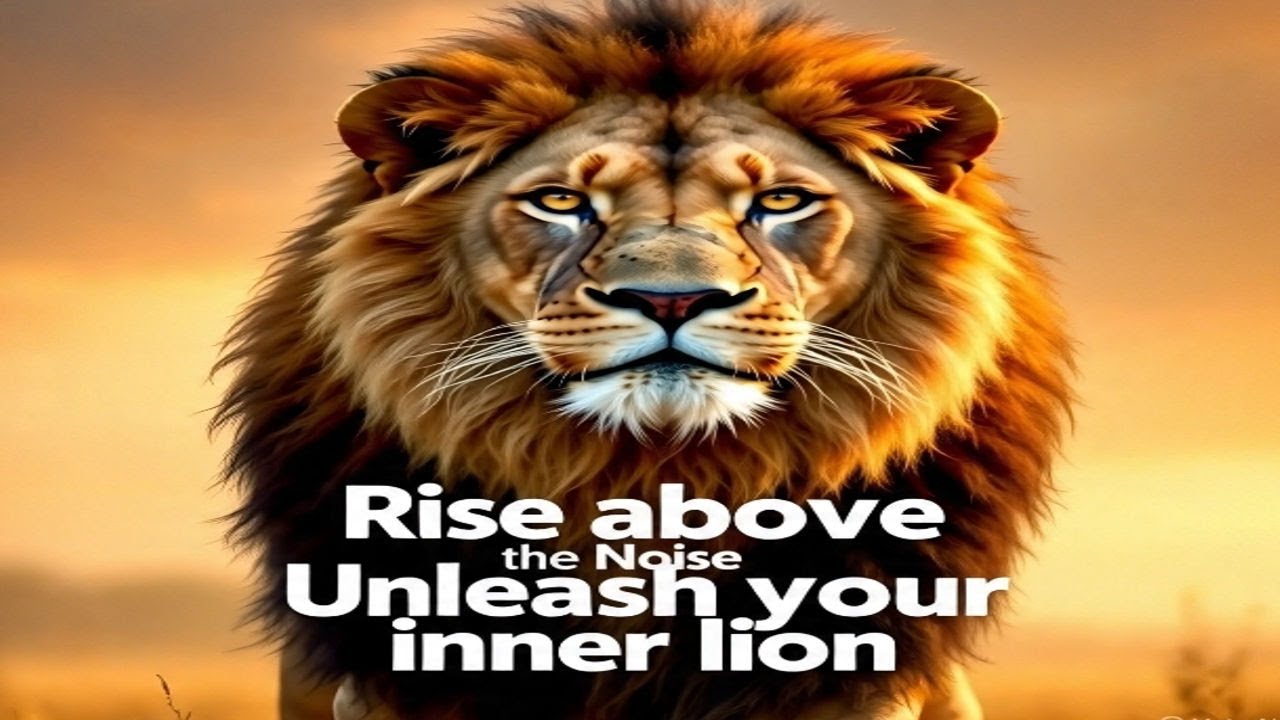 Rise above the noise: Unleash Your Inner Lion - YouTube