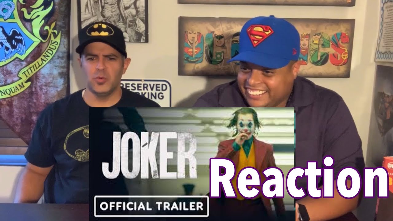 The Joker trailer reaction - YouTube