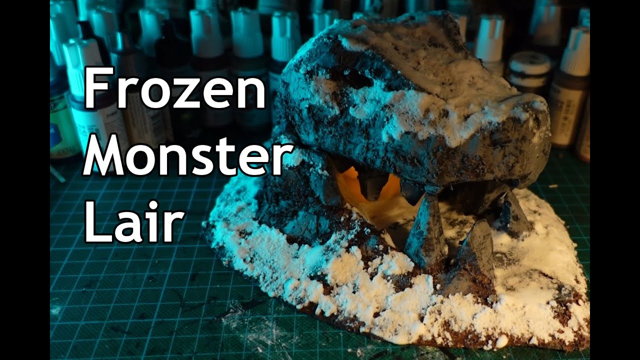 Scratch Building a Frozen Skull Cave Entrance for D&D - YouTube