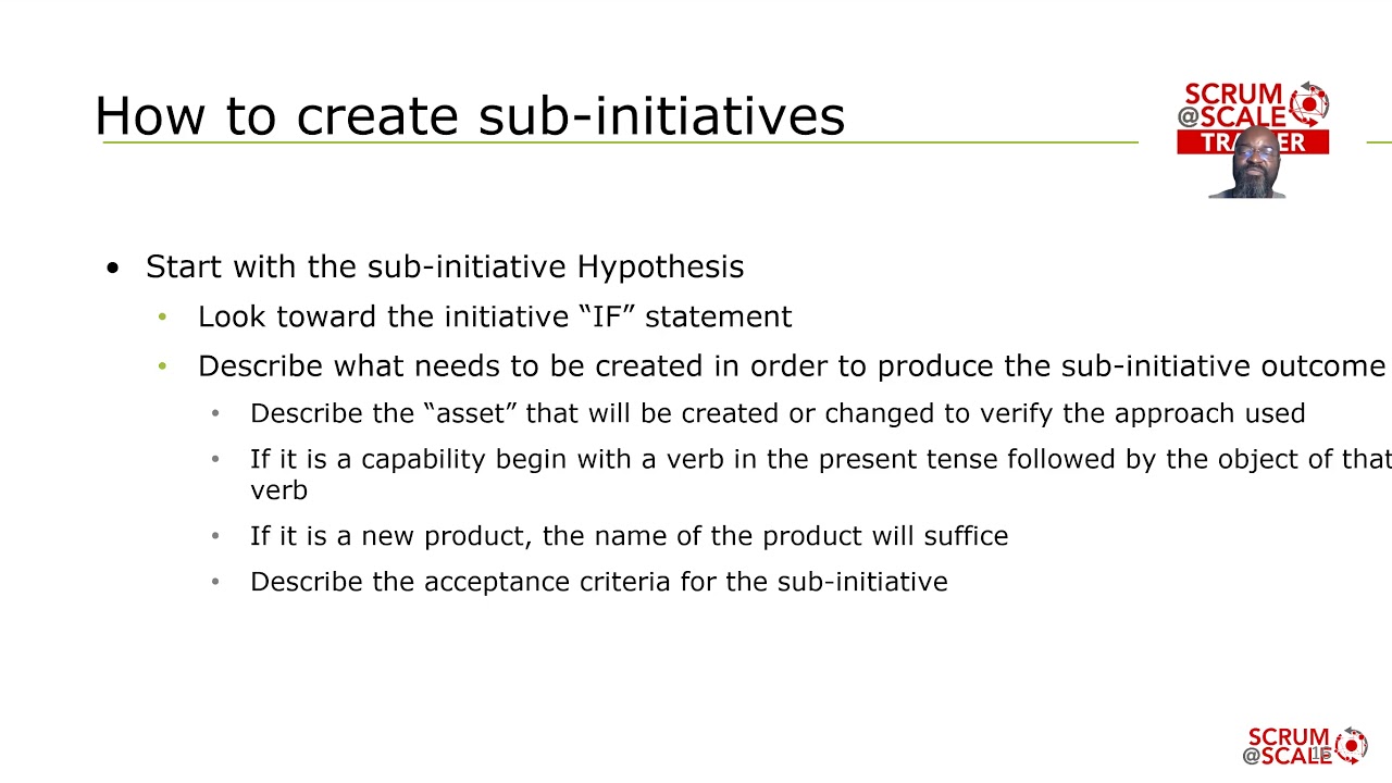 How to Create Sub Initiatives Video - YouTube