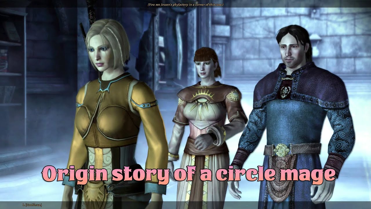 #bioware #dragonageorigin ---)) Origin story of a circle mage - YouTube