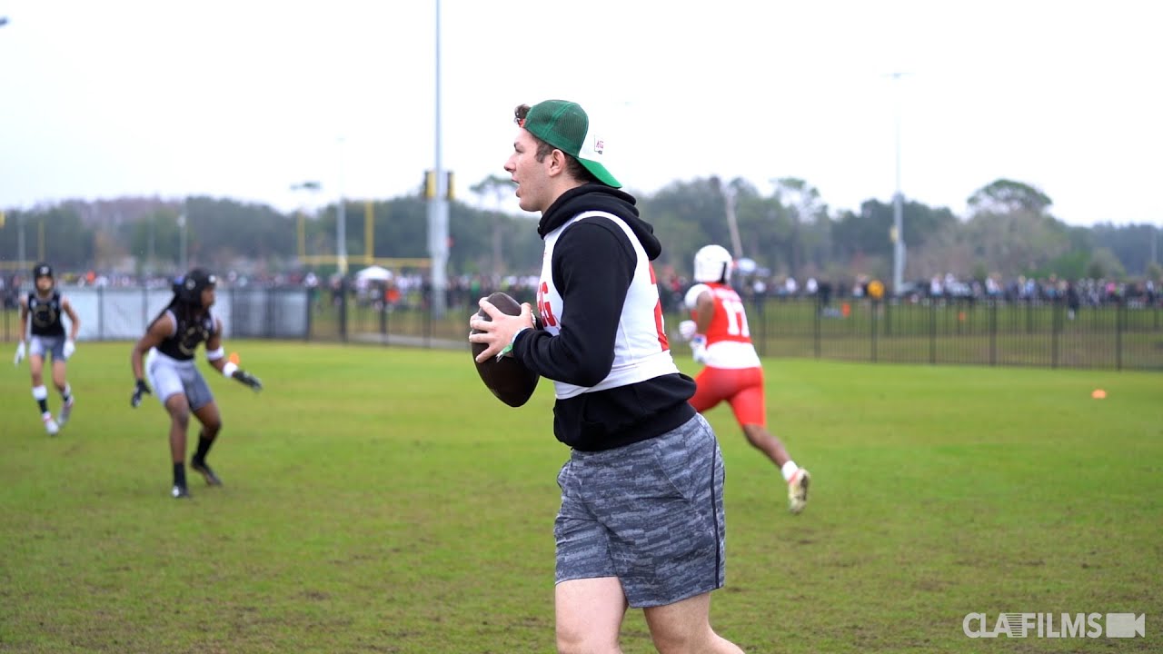 Lucas Lenhoff | 2022 QB 7on7 Circuit Highlights | @SportsRecruits ...