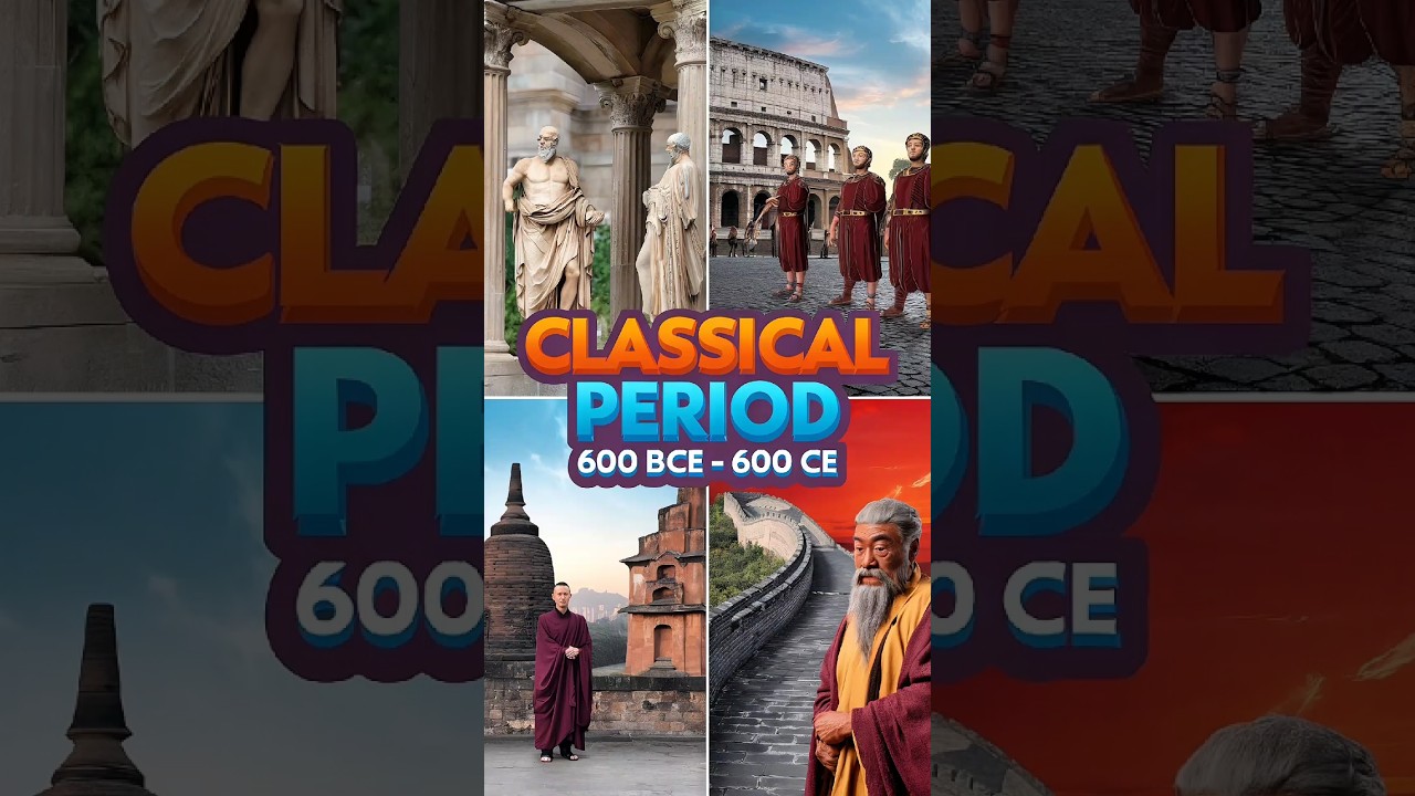 The Classical Age (600 BCE to 600 CE) #history #classicalperiod # ...