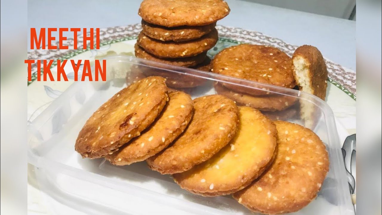 Meethi Tikiyan|| Till or Nariyal ki tikki || Coconut and sesame seeds ...