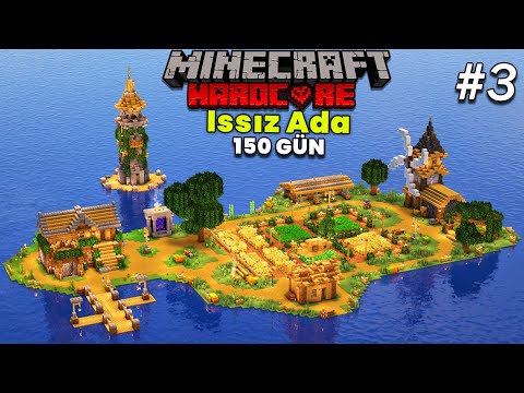 Minecraft Hardcore: Issız Adada 150 Gün Hayatta Kalmak