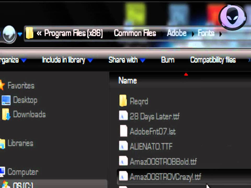 how to add fonts to photoshop CS3/CS4/CS5 - YouTube