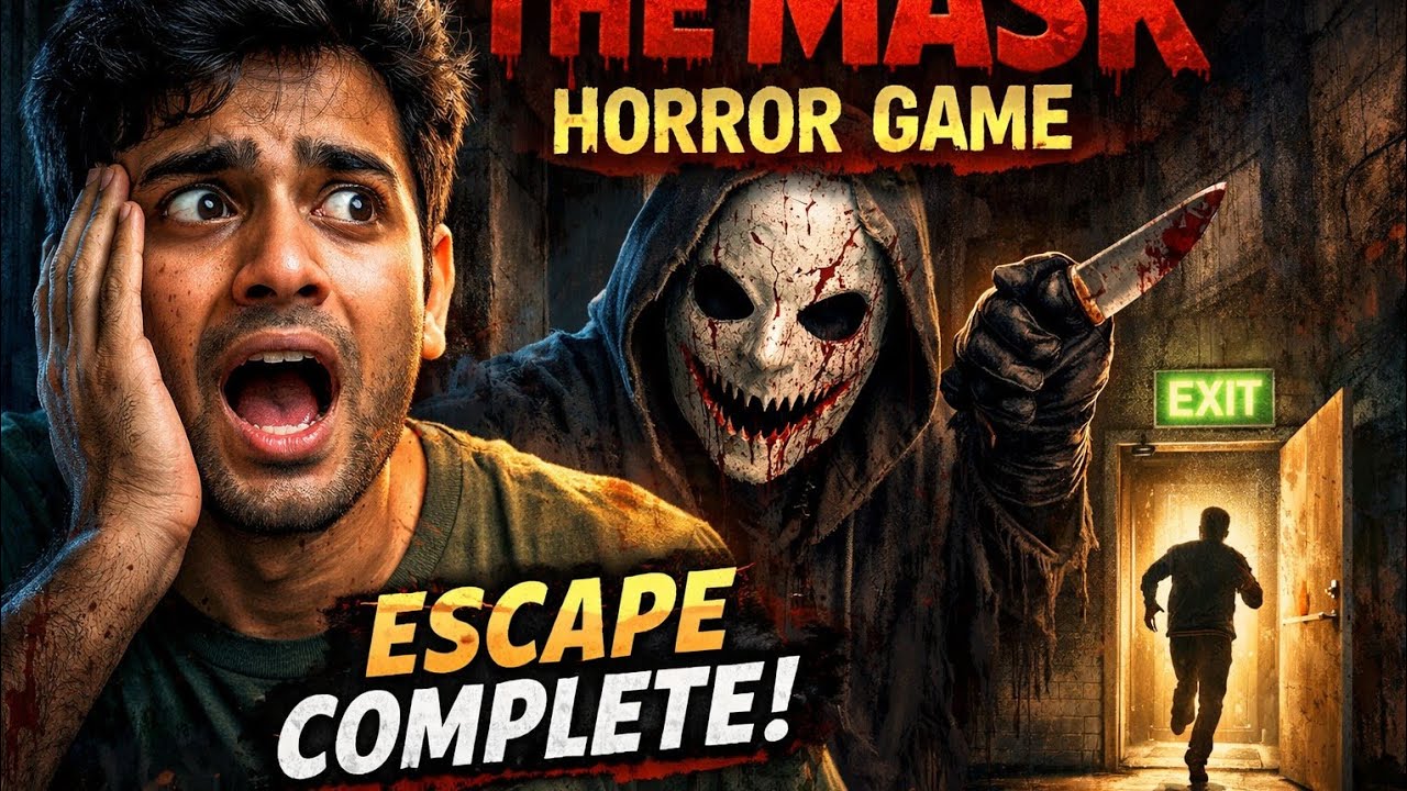 Survived The Mask Horror Game!🥵 - YouTube
