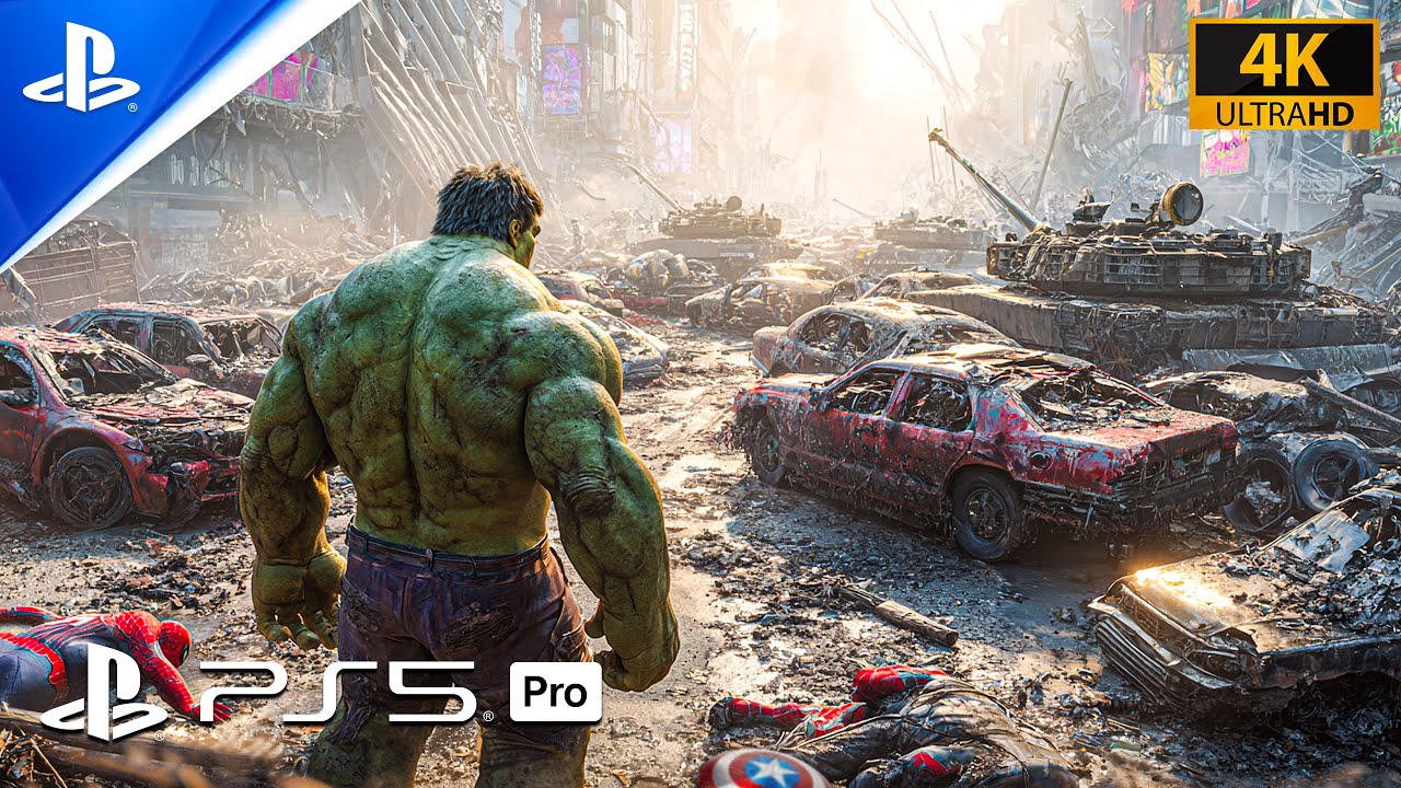 EVIL HULK VS AVENGERS Epic Fight Scene [PS5 Pro 4K 60FPS] Marvel's Avengers - YouTube