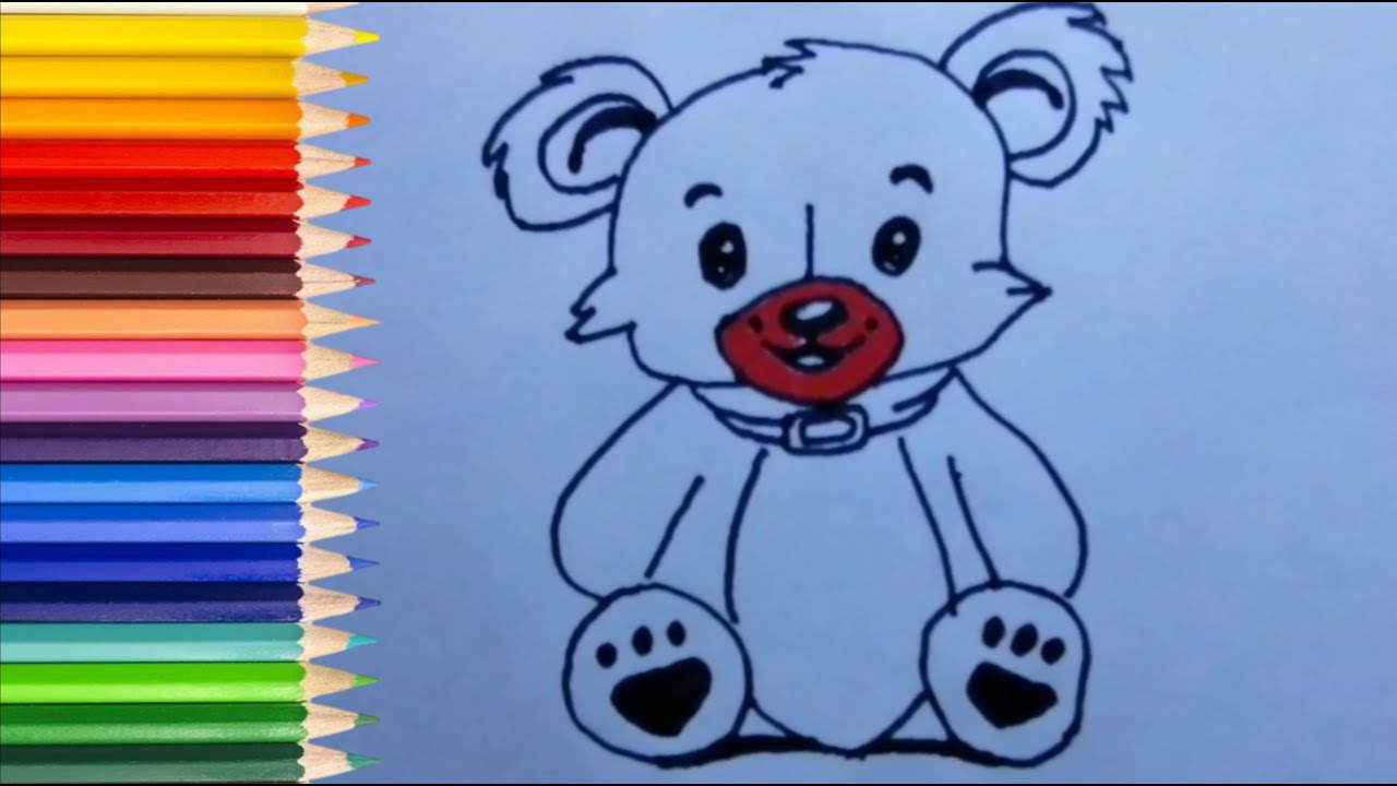 How to draw a doll🎨 | step by step for kids |DADA Art@official - YouTube