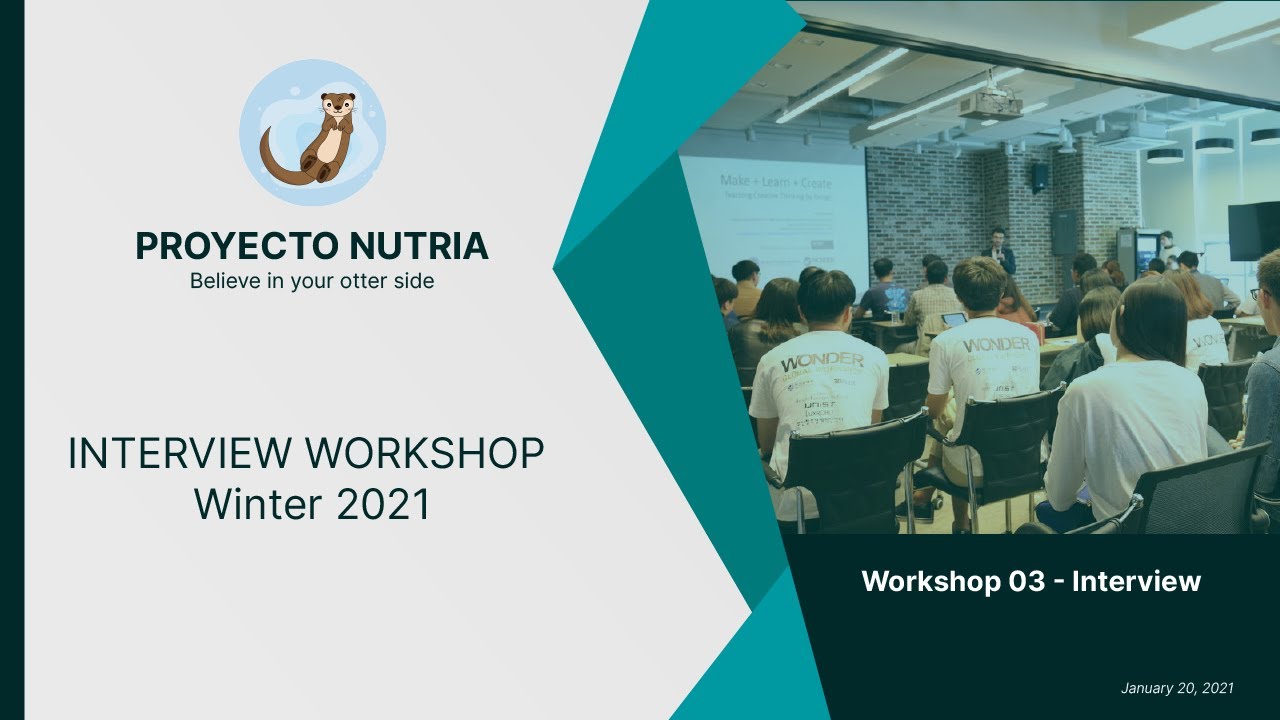 Workshop 03 - Interview - YouTube