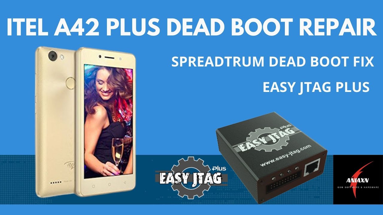 ITEL A42 PLUS SPREADTRUM DEAD BOOT REPAIR | EASY JTAG - YouTube
