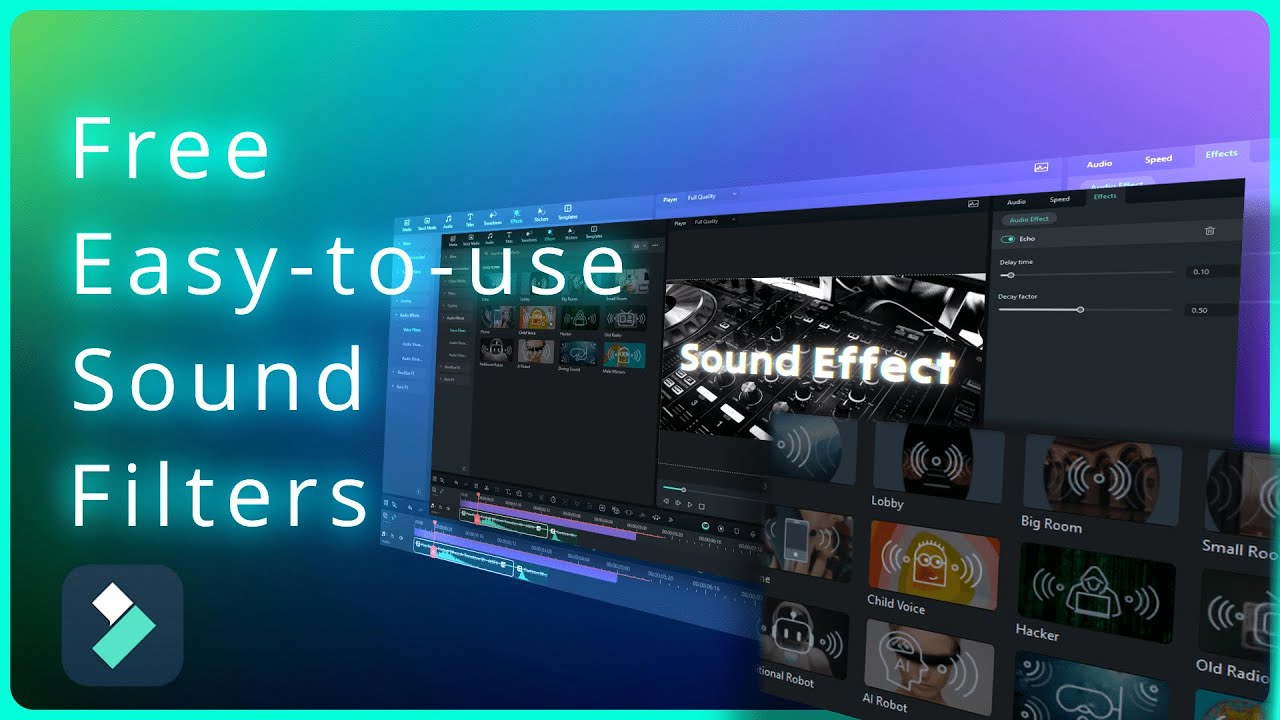 Free AI Voice Changer | Filmora Voice Filter Effect - YouTube