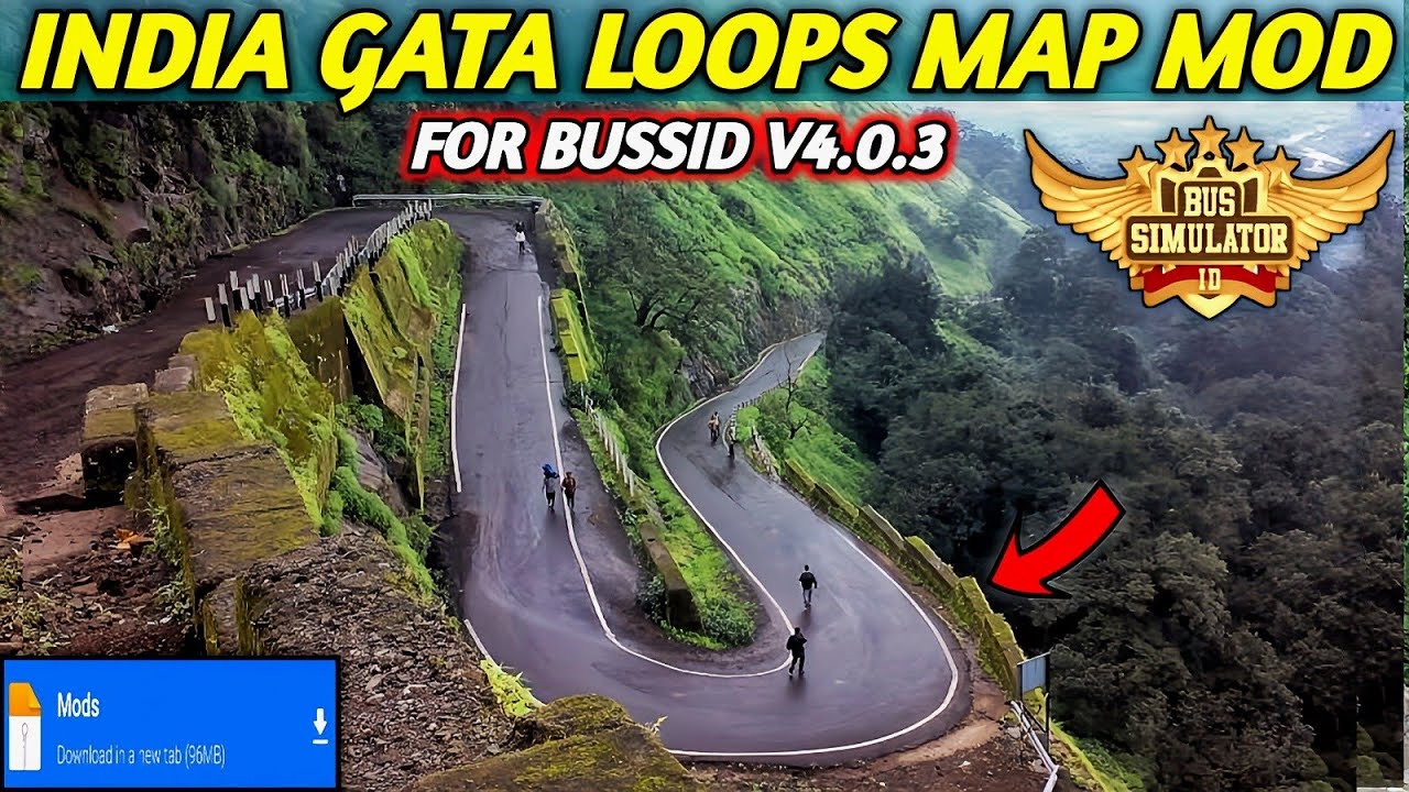 Map Mod Bussid 3.7 - Manali Gata Loops map Mod For Bus Simulator ...