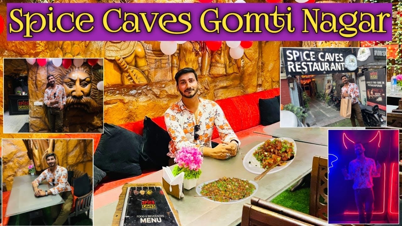 Spice Caves Gomti Nagar Lucknow Restaurant || Vlog:-189 || #spicecaves ...