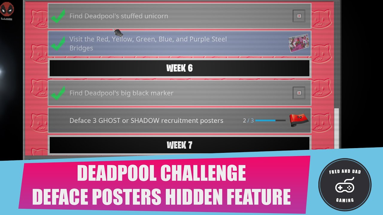 DEADPOOL CHALLENGE DEFACE GHOST OR SHADOW RECRUITMENT POSTERS ...