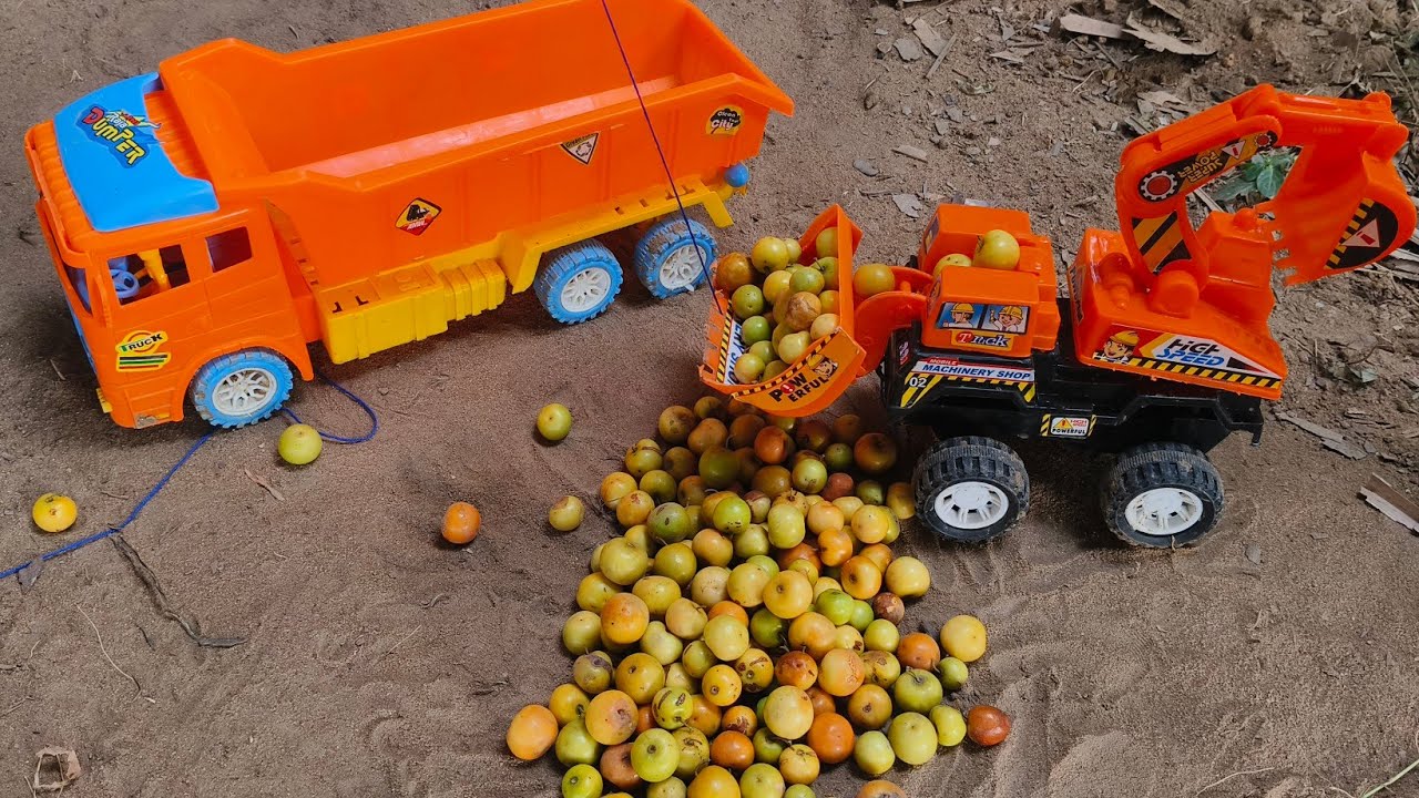 gadi wala new video।wow, बैर का फल, mini truck & jcb । toys video। khilauna b4k toys ...