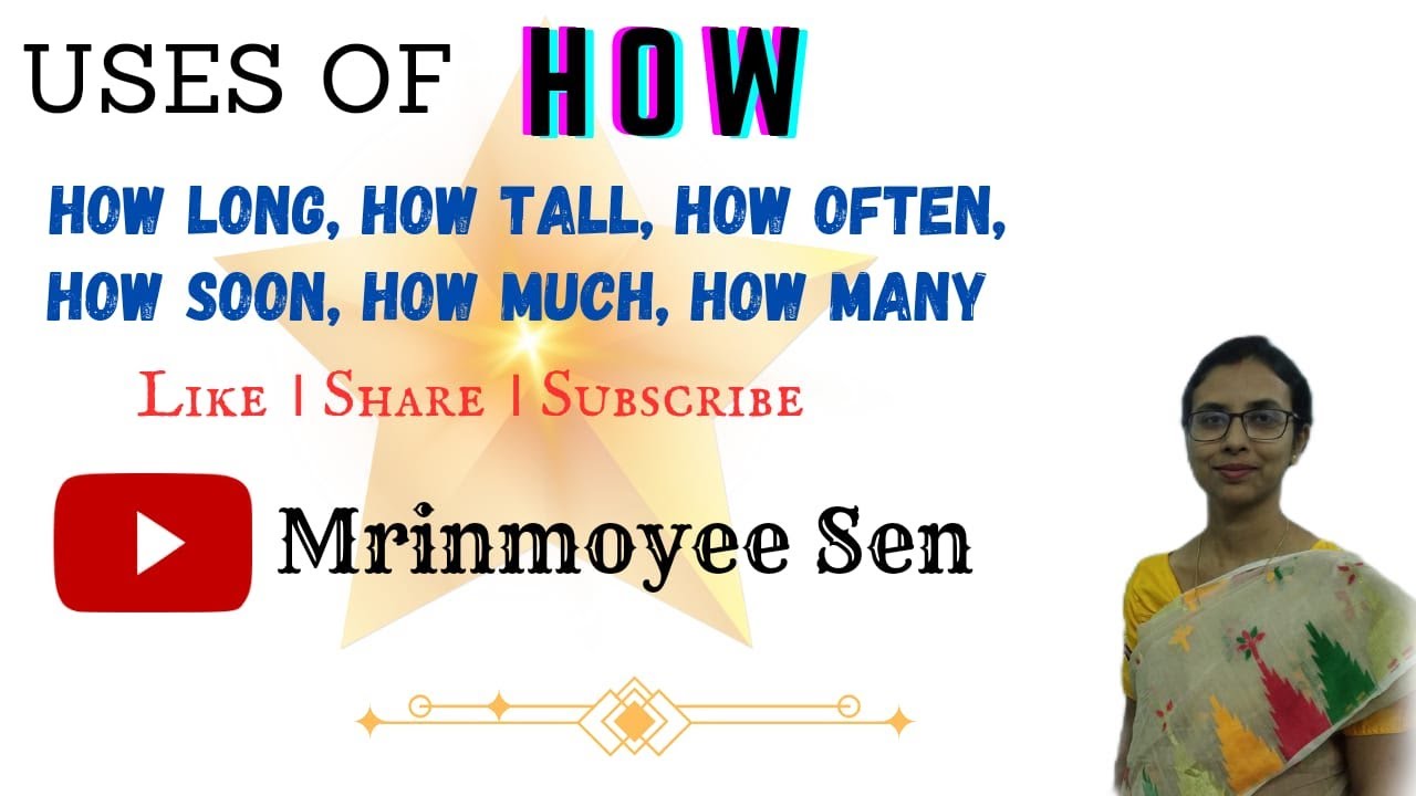 Uses of HOW in Interrogative Sentences | And Different Variations of ...