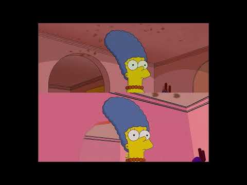 Spider Pig comparison in Fortnite X The Simpsons Movie.