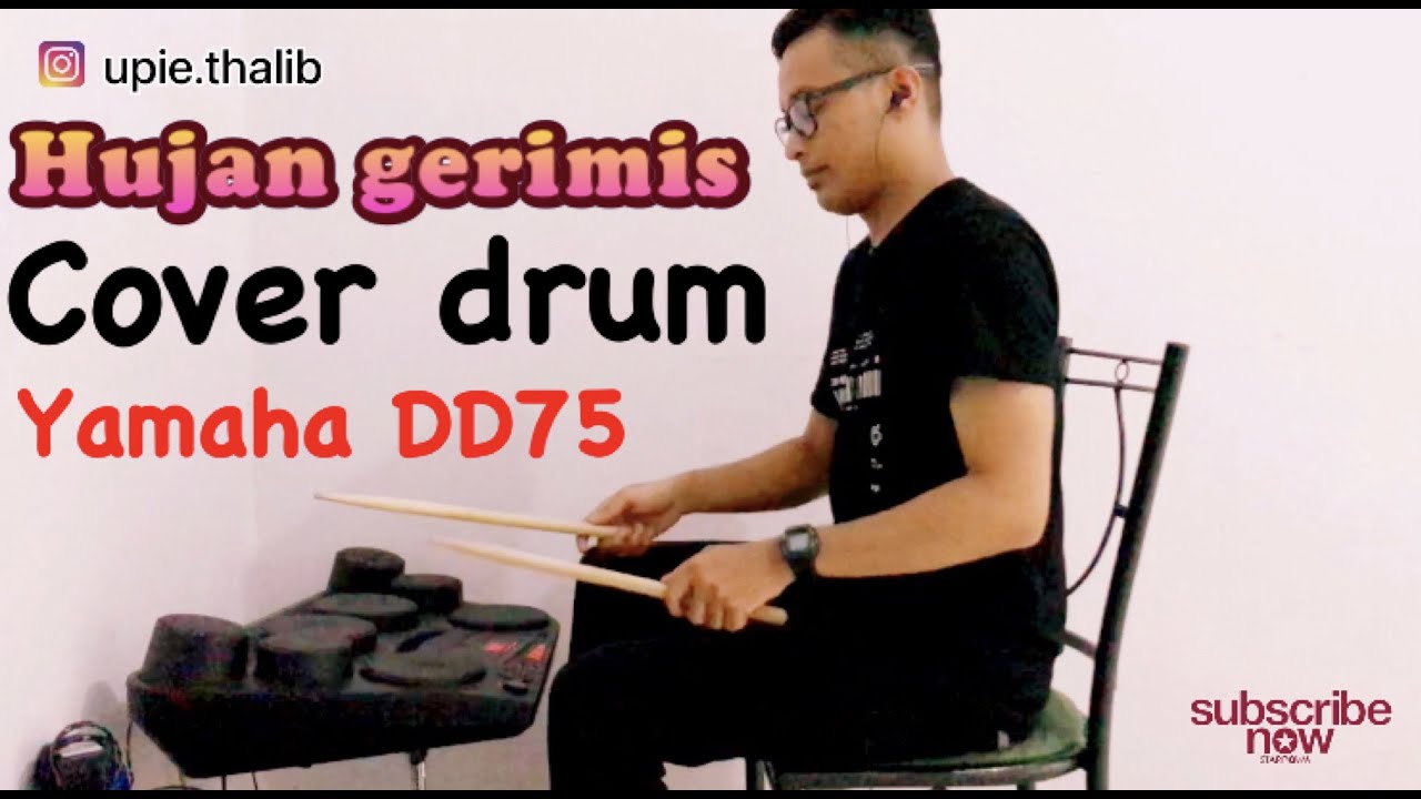 Cover drum ( Hujan gerimis ) - YouTube