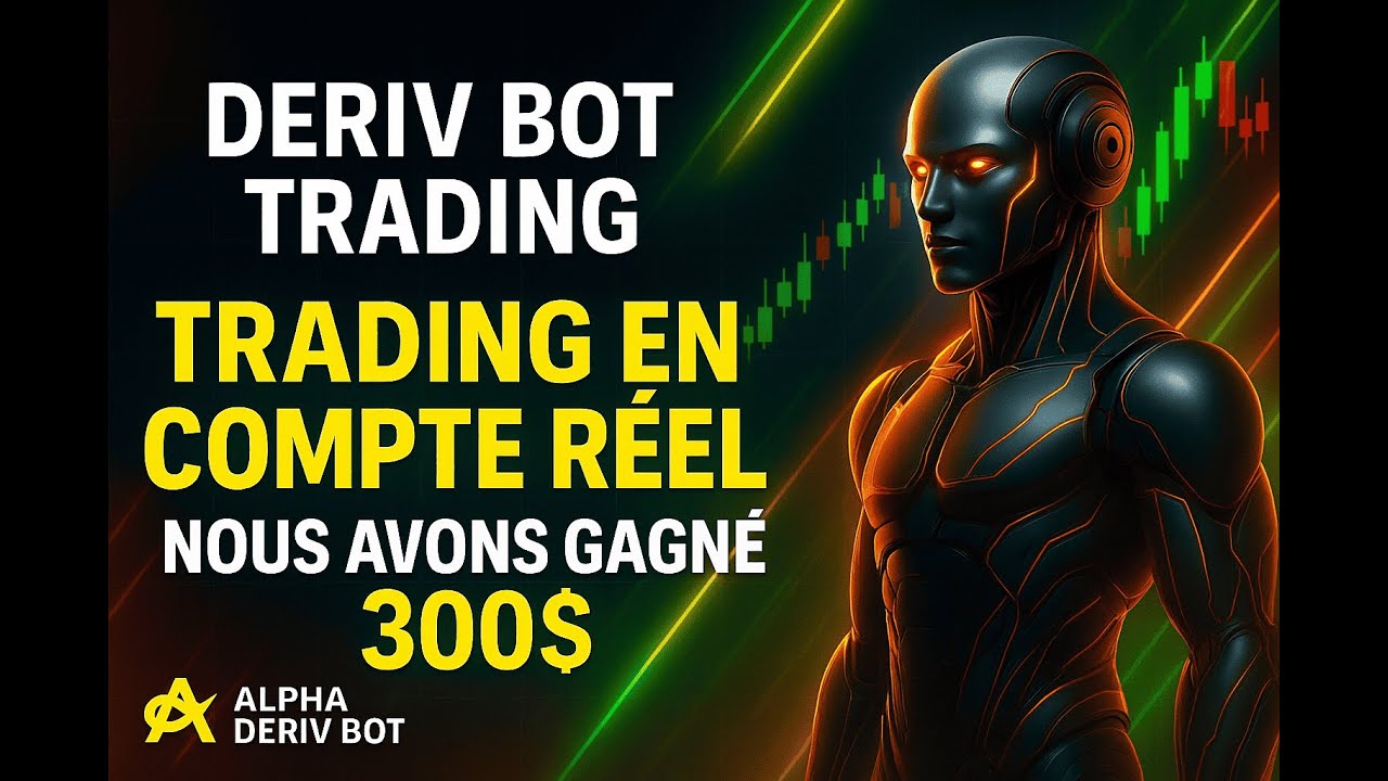 Jour 1 Deriv Bot Trading | Compte réel 1500$ vers 4000$ avec résultats ...