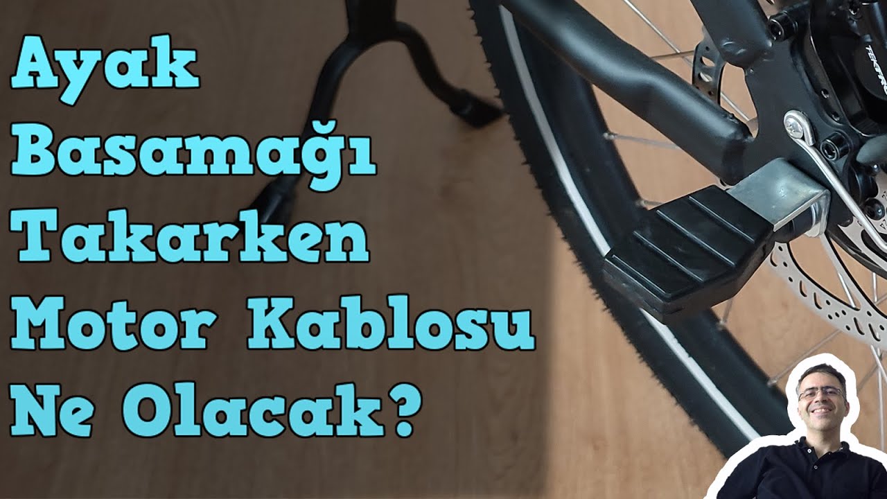 ARKA AYAK BASAMAĞI ELEKTRİKLİ BİSİKLETE NASIL TAKILIR? - YouTube