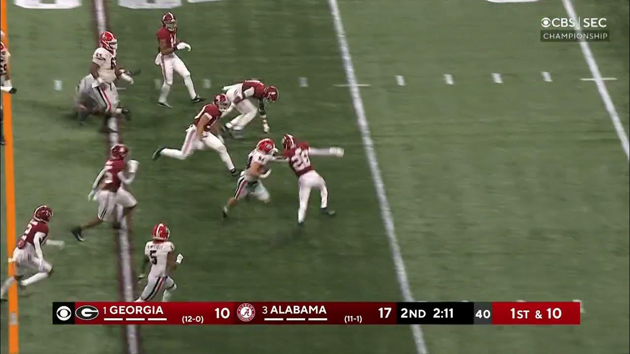 SCRIPTED FOOTBALL Bama LETS Georgia SCORE!!! - YouTube