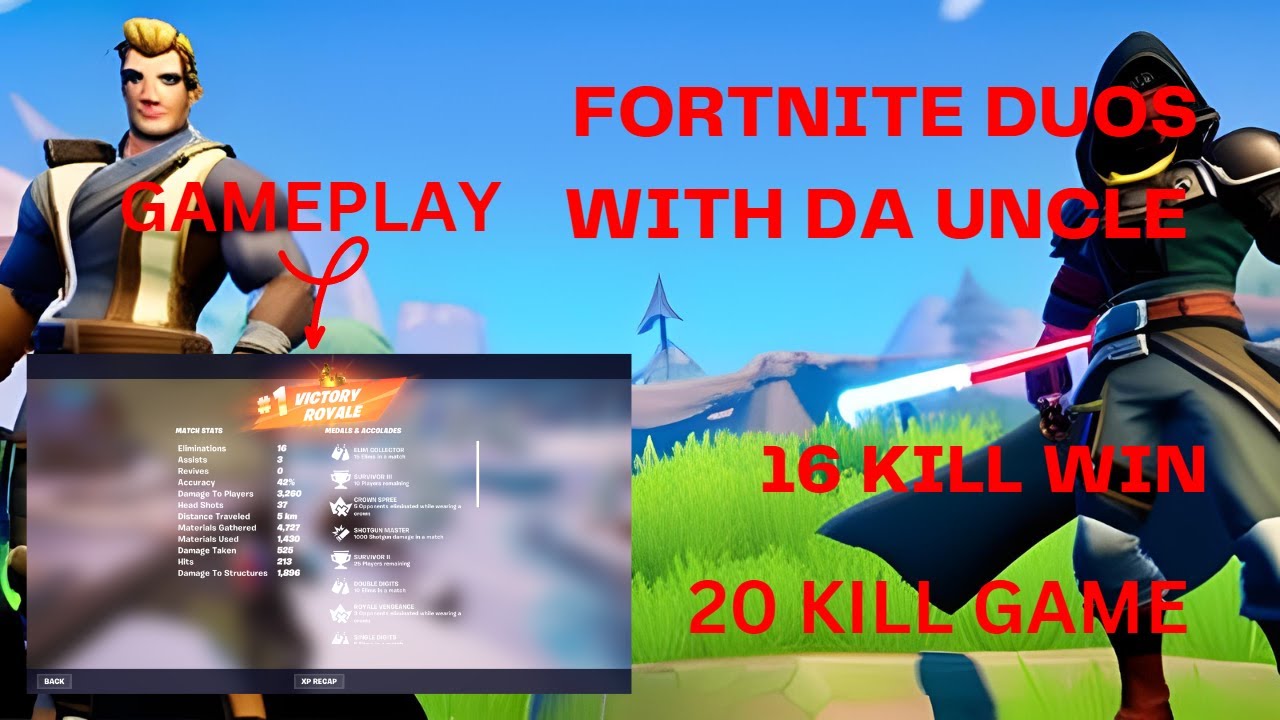 Fortnite Duos, 16 Kill Win!.... - YouTube