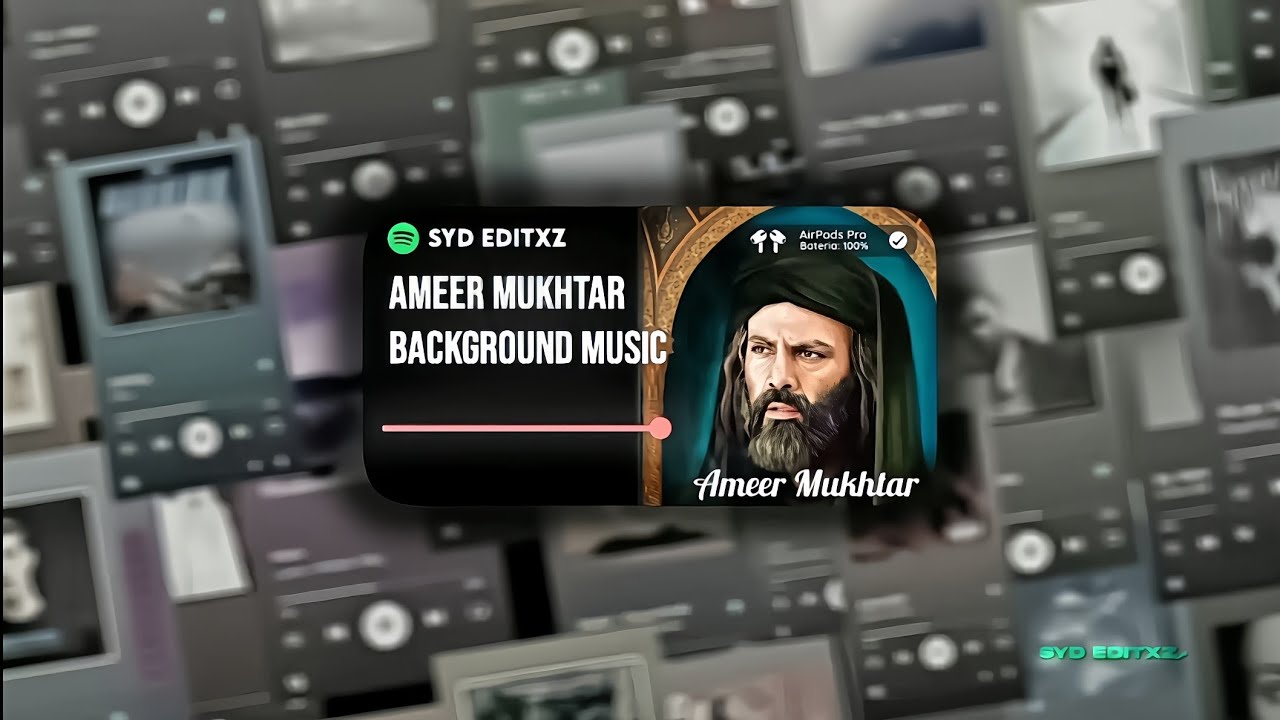 Ameer Mukhtar - background theme music | SYD EDITXZ - YouTube